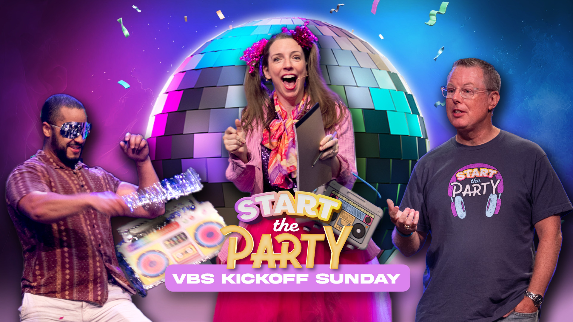 VBS Kickoff Sunday • Start the Party - Mountaintop Church - Mountaintop ...